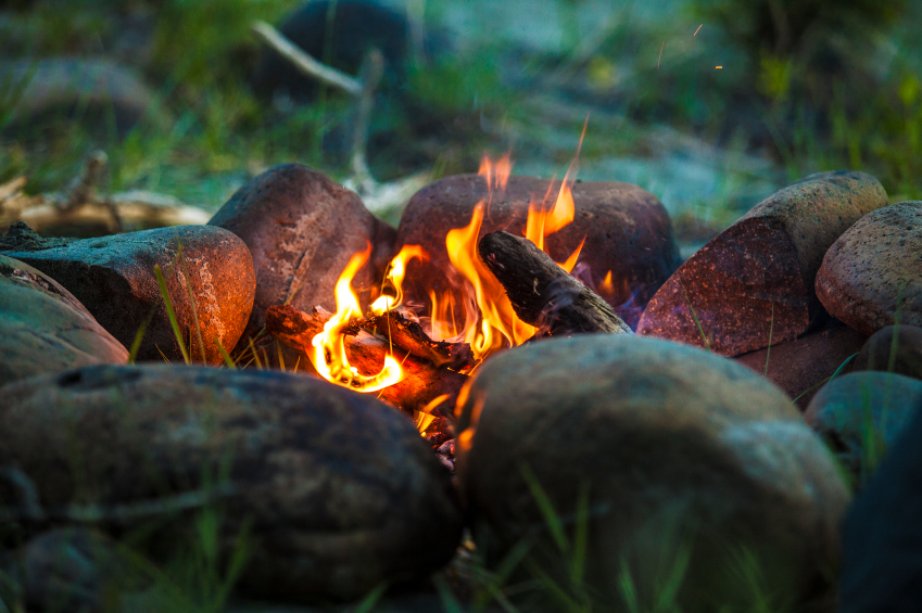 Build a proper campfire