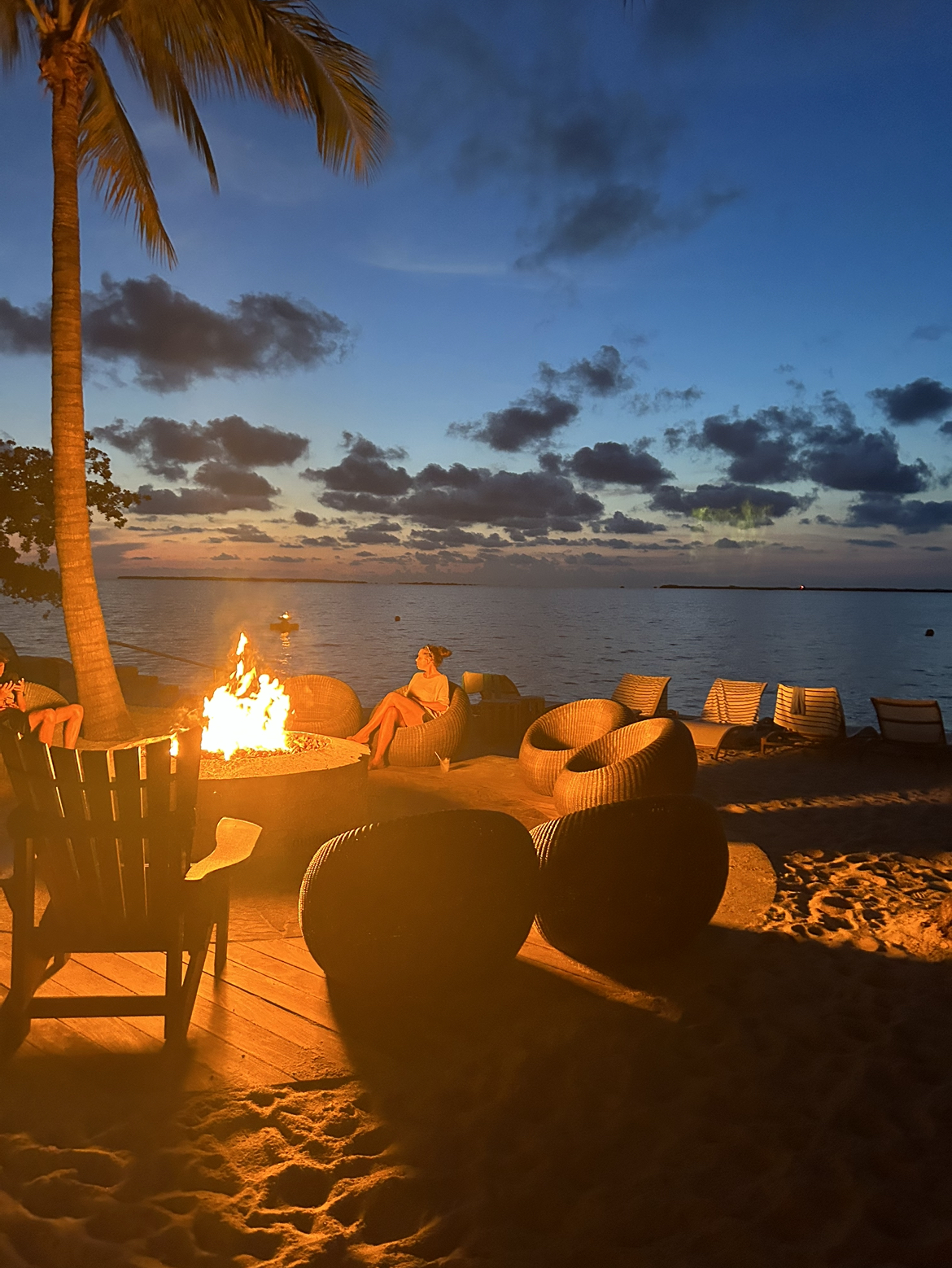 Romantic Island At Night