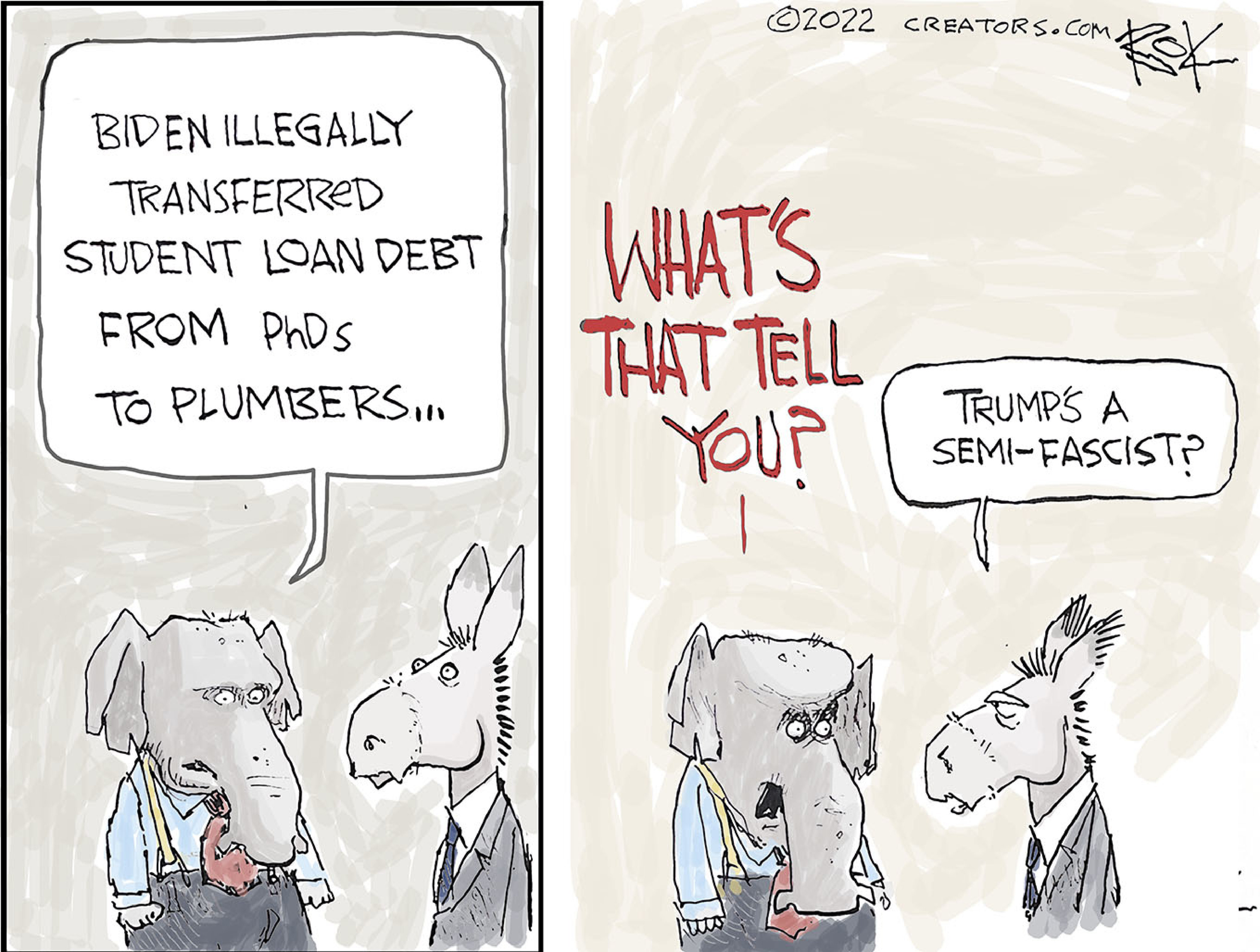 Political Cartoons 2022 Debt