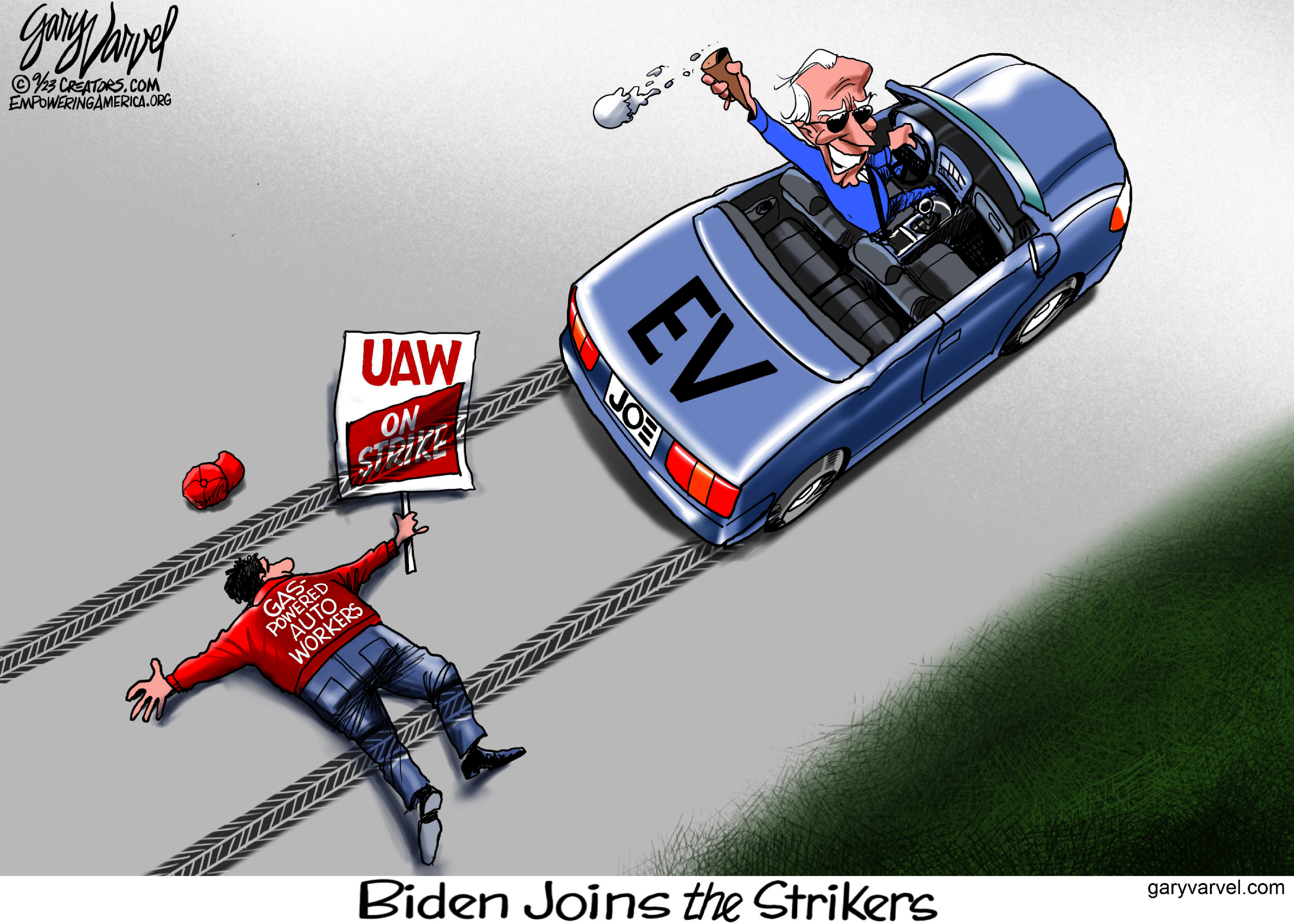 Workers Strike Cartoon