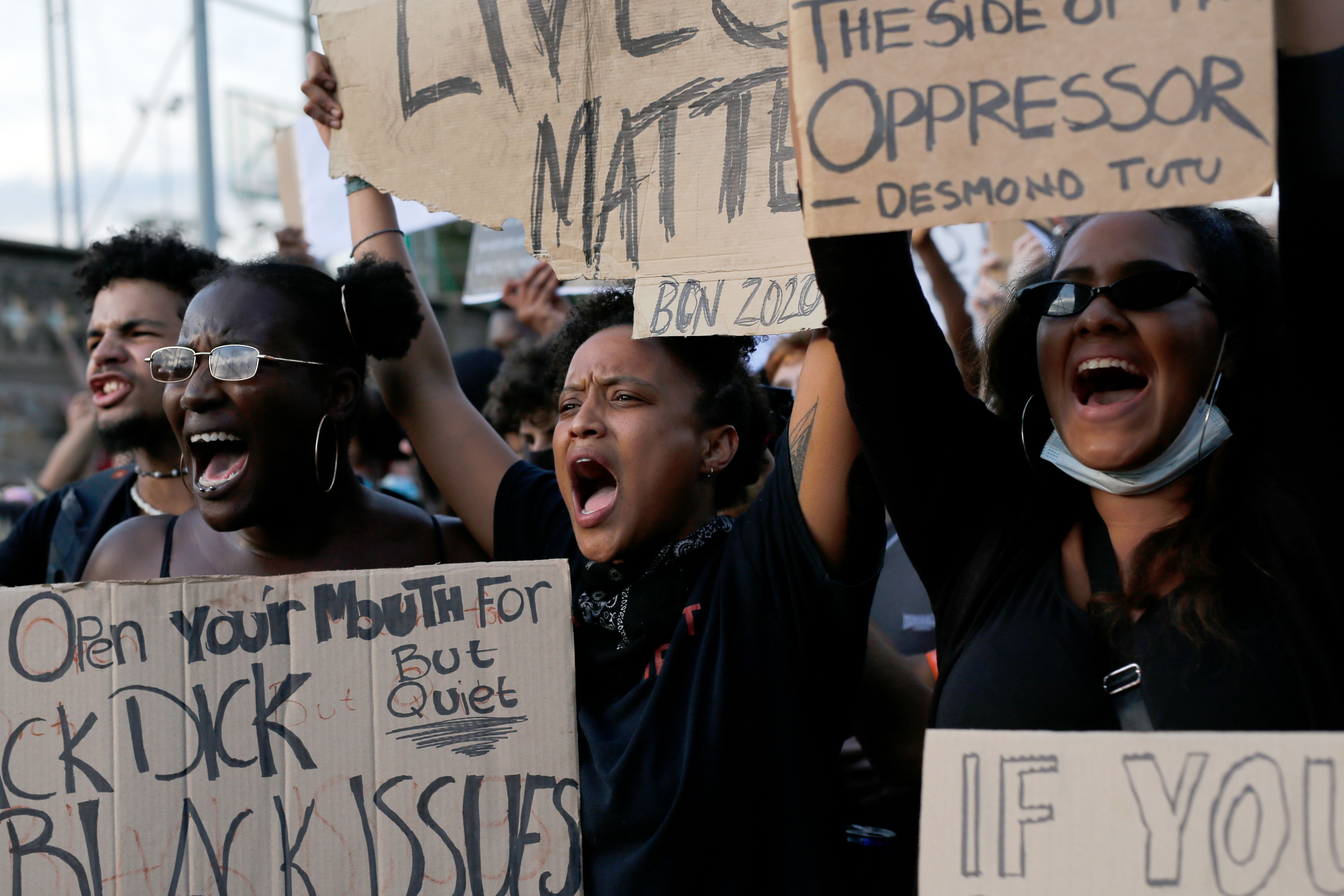 Global display of solidarity as thousands protest across the world ...