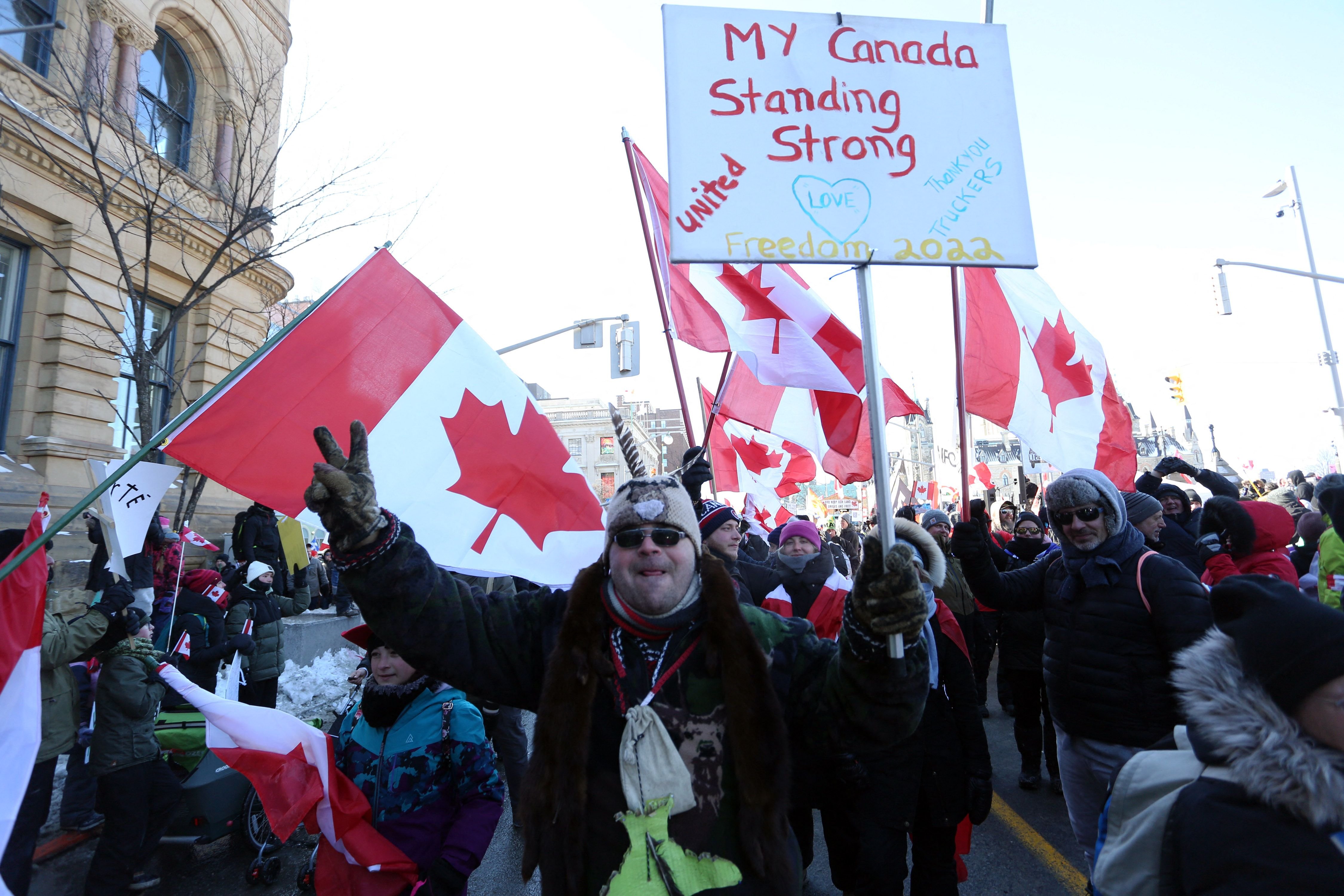 In photos: Ottawa, other cities brace for escalating protests Saturday ...