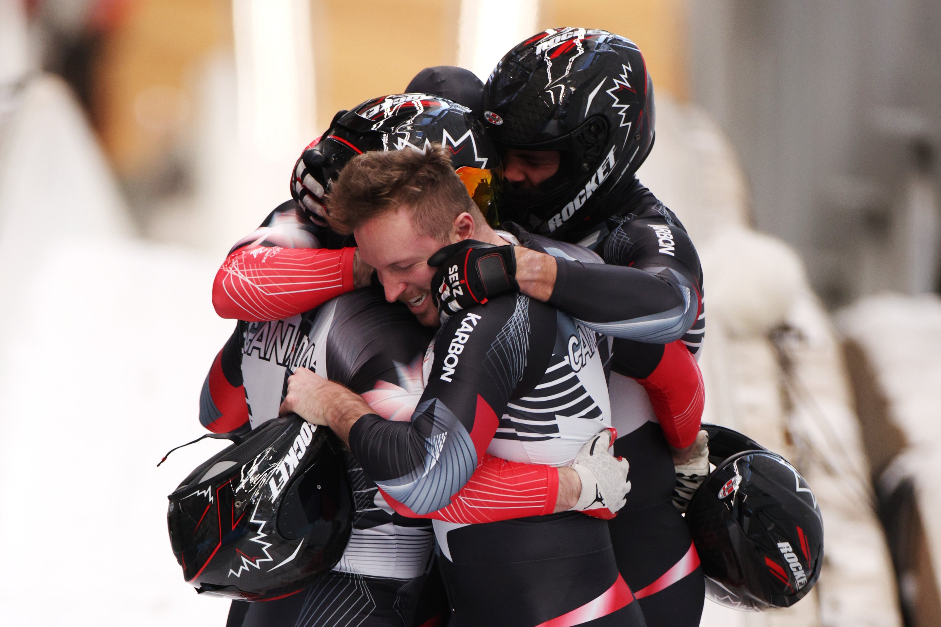 In photos: Canada claims bronze in men's bobsleigh and other Beijing ...