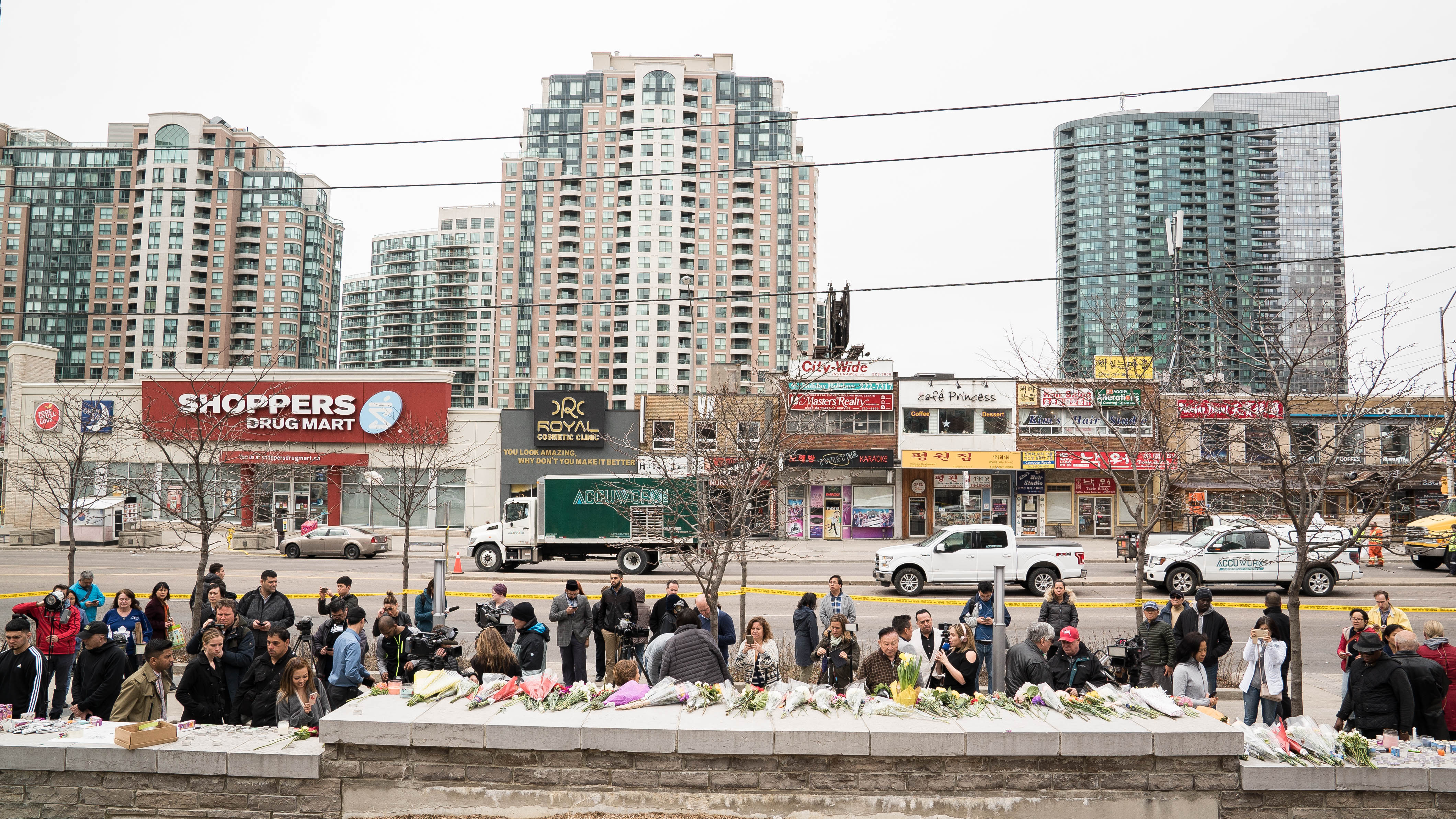 In photos: A city grieves for victims of Toronto's van attack - The ...