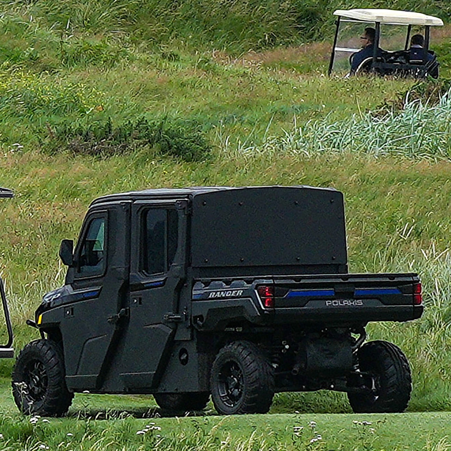 Trump Gets Armoured Golf Cart