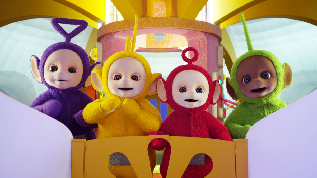 Teletubbies Names Tinky Winky And Laa Laa From The Teletubies
